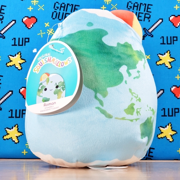 Squishmallows | Toys | Squishmallow Roman The Earth Day 75 Ultrasoft ...